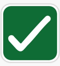Check Mark: Stickers | Redbubble