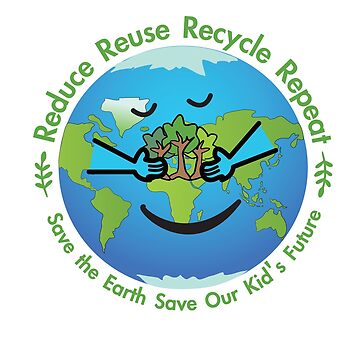 "Reduce Reuse Recycle Repeat" Poster for Sale by koonam | Redbubble