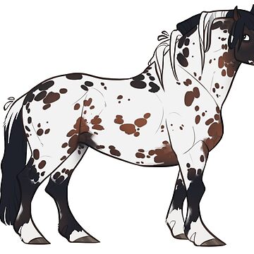 "Noriker horse" Sticker for Sale by Anonymous-Shrew | Redbubble