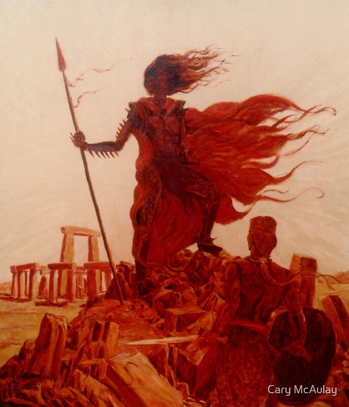 "Scathach the Shadowy" by Cary McAulay | Redbubble