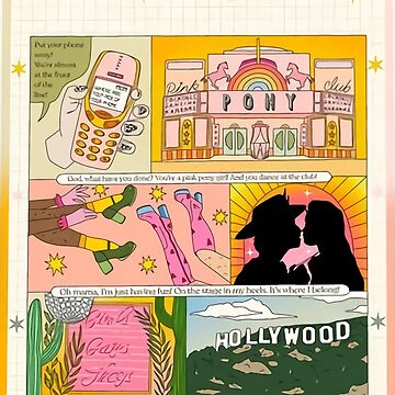 "The pink pony club poster" Art Board Print for Sale by medeirosmelissa ...