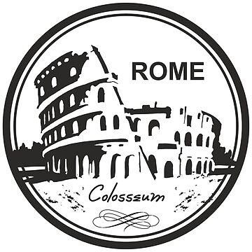"Italy Rome Colosseum Travel Destination" Sticker for Sale by DV-LTD ...