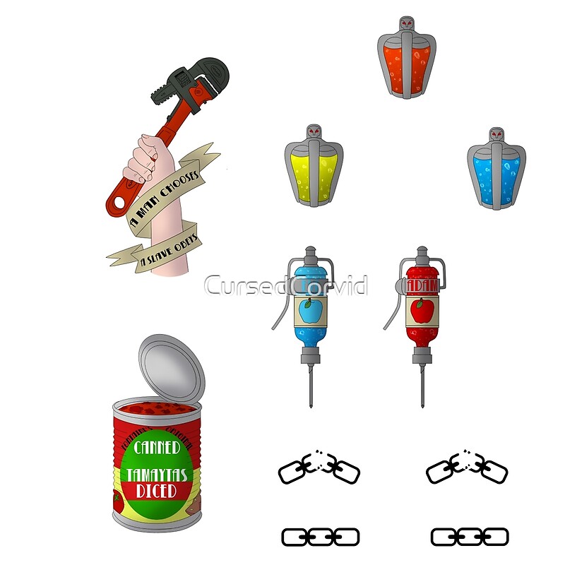 "Bioshock stickers sheets(REMASTERED)" by CursedCorvid | Redbubble