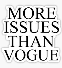 Vogue: Stickers | Redbubble