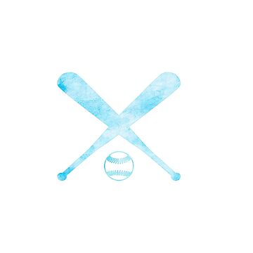 "Softball Blue" Sticker for Sale by hcohen2000 | Redbubble
