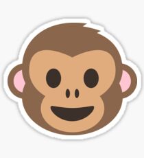 Monkey Emoji: Stickers | Redbubble