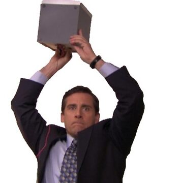 "Michael Scott" Sticker for Sale by Sam Gendelman | Redbubble