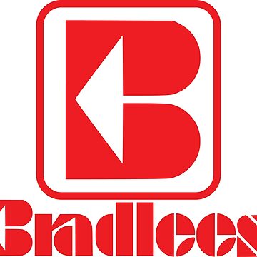"Bradlees Department Store" Sticker for Sale by TeeArcade84 | Redbubble