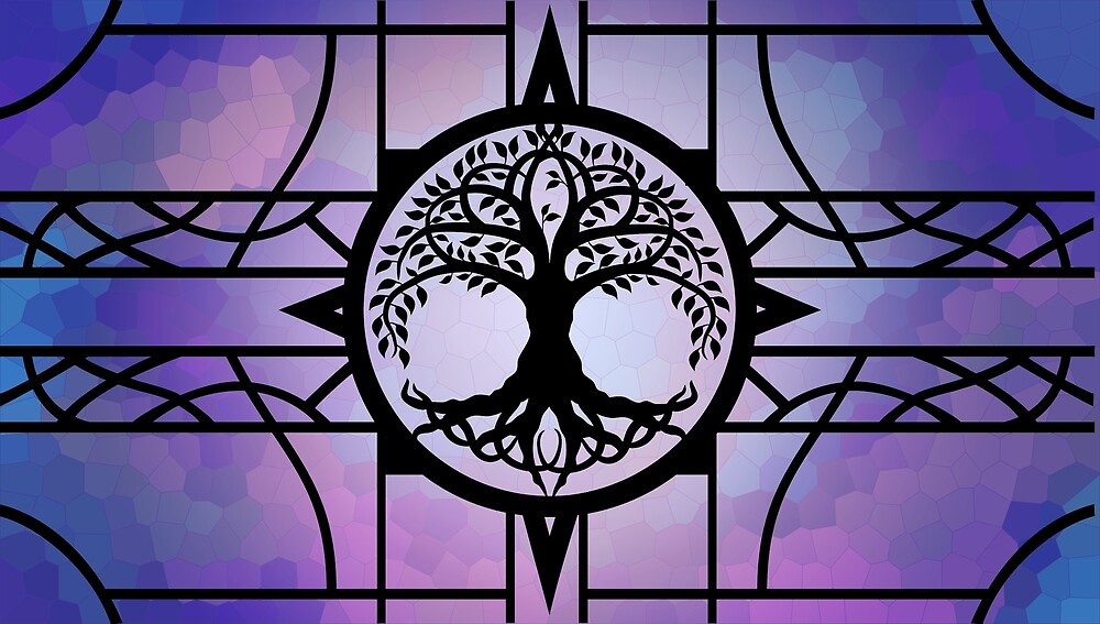 "Tree of Life - Blue" by TheColorofRain | Redbubble