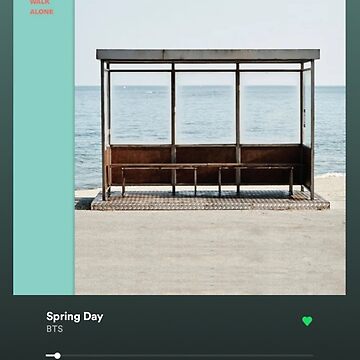 "BTS spring day" Sticker for Sale by RiannaTheArtist | Redbubble