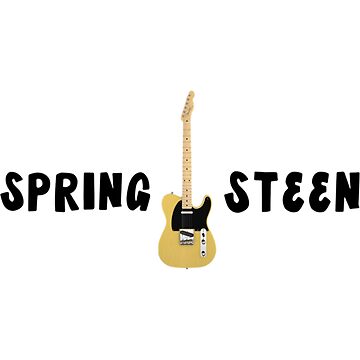 "Springsteen design 15 " Sticker for Sale by lorenkleins | Redbubble