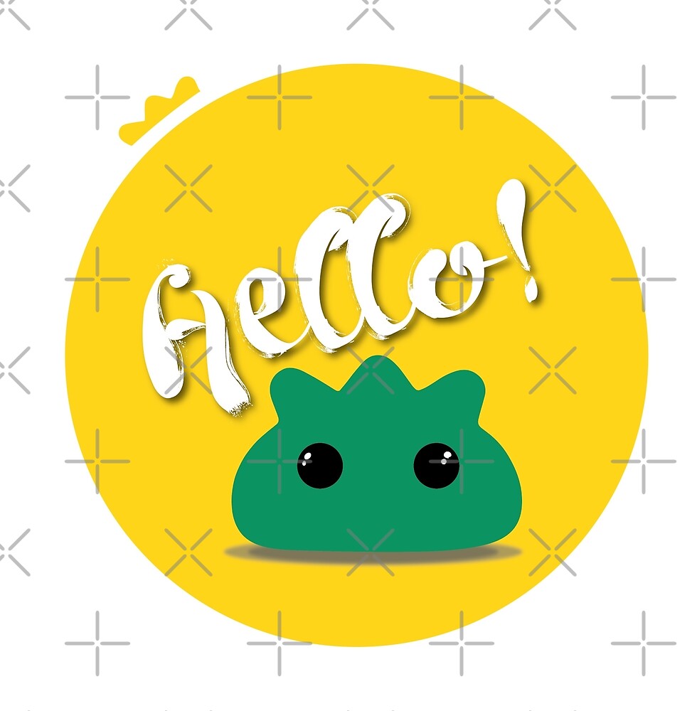 "The Hello guy :)" by Axel Savvides | Redbubble