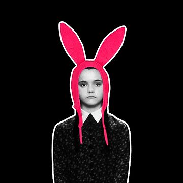 "Wednesday Addams: Bob's Burgers Addams Family Mash Up" Sticker for ...
