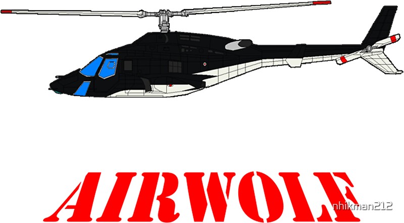 Airwolf: Stickers | Redbubble