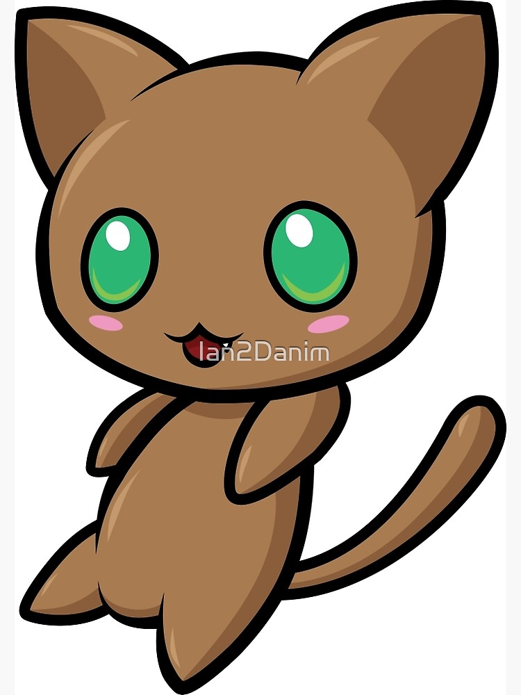 "Chibi Cat" Art Print by Ian2Danim | Redbubble