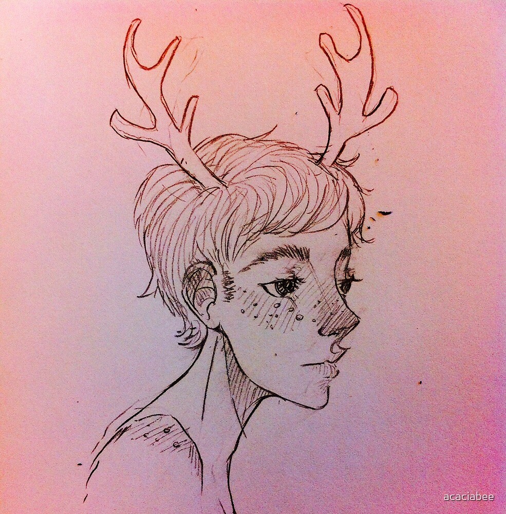 "wendigo boy in the sun" by acaciabee | Redbubble