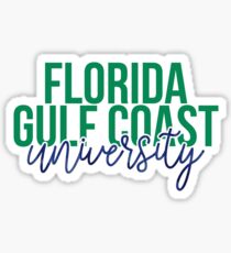 Florida Gulf Coast University: Stickers | Redbubble