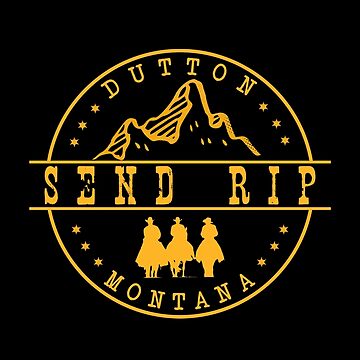 "Yellowstone Tv Show Send Rip" Postcard for Sale by lokielli | Redbubble