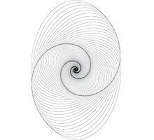 "Oval Spiral Lines" by Craig Watson | Redbubble