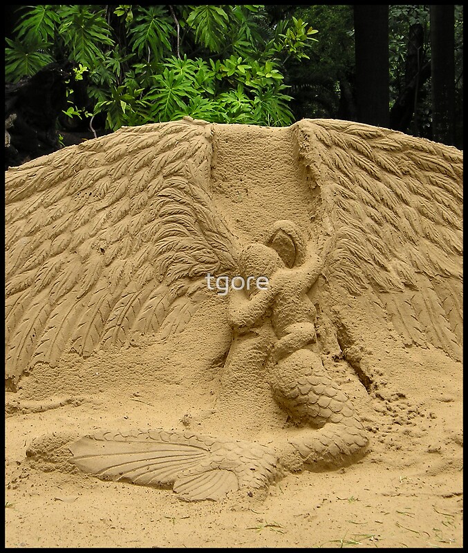"Lovers in the Sand" by Tim Gourley | Redbubble