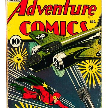 "Adventure Comics No12 – Retro Vintage Sci-Fi Superhero Comic ...