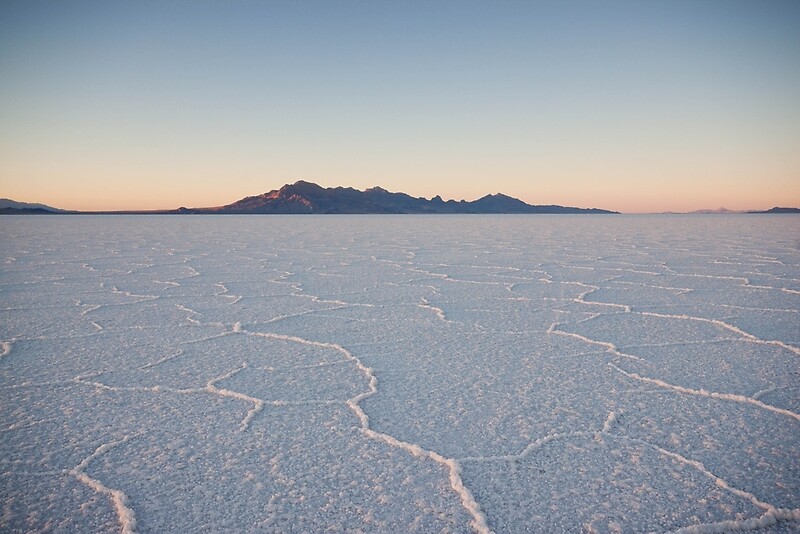 "Utah Salt Flats at Sunset" by Spencer Dickson | Redbubble
