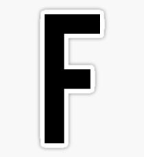 Letter F: Stickers | Redbubble