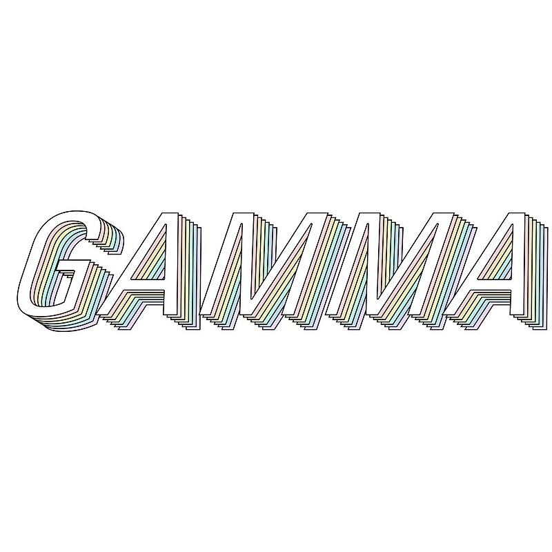 "GAMMA 3D rainbow greek letter" by Hope Schmeiser | Redbubble