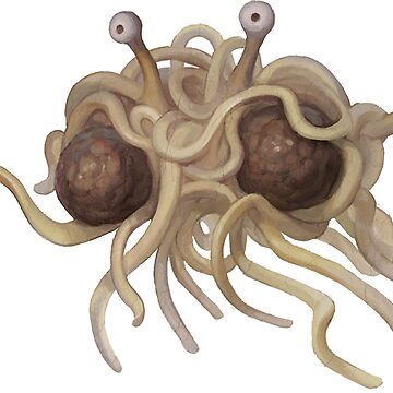 "Flying Spaghetti Monster" Art Print for Sale by danster12345 | Redbubble