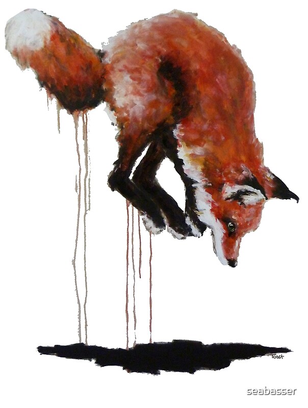 "fox dive" by seabasser | Redbubble