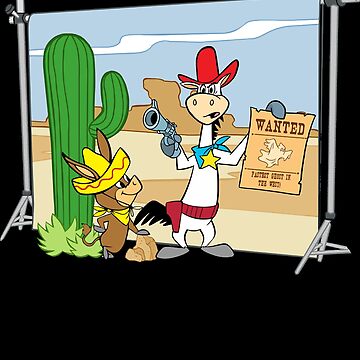 "Vintage Classic Cowboy Quick Draw Cartoons Vintage" Essential T-Shirt ...