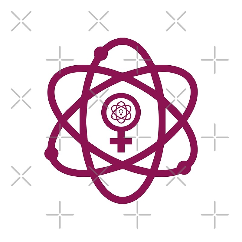 "Women in Science. Science in Women Symbol Pink" by jitterfly | Redbubble