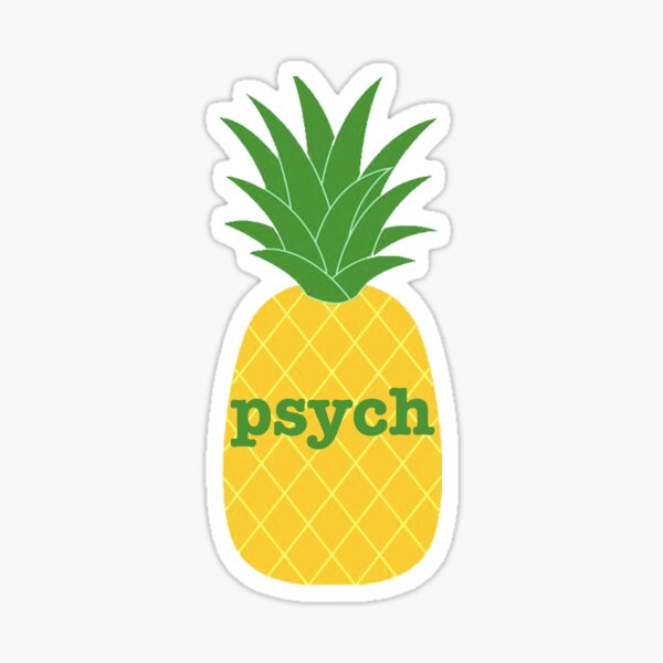 Psych Stickers | Redbubble