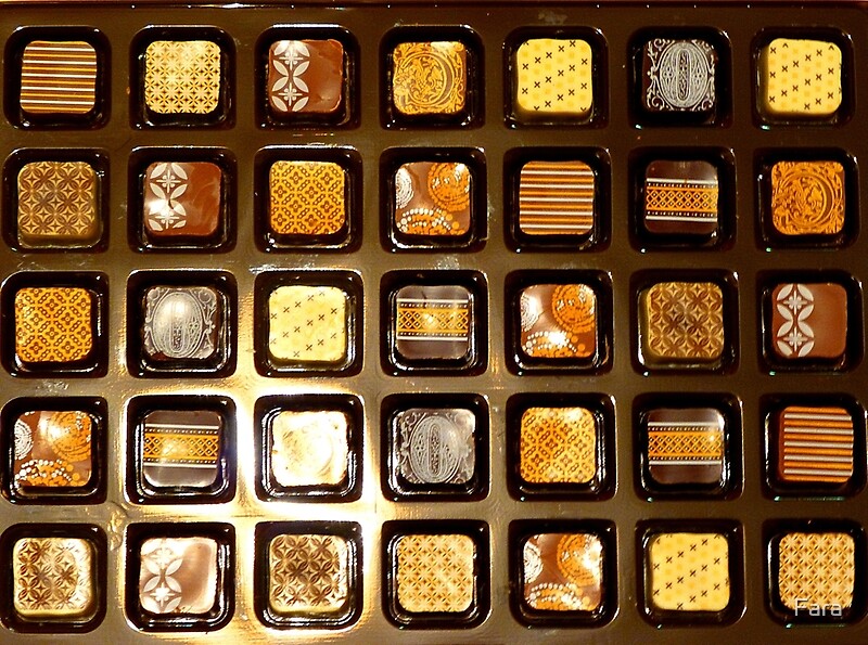 "A Gift Of Irish Chocolates" by Fara | Redbubble