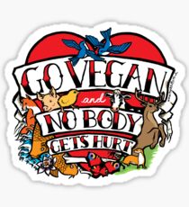 Go Vegan: Stickers | Redbubble