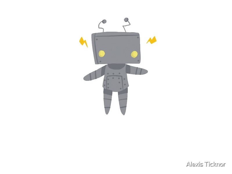"Sparky The Robot" by Alexis Ticknor | Redbubble