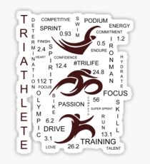 Triathlon: Stickers | Redbubble