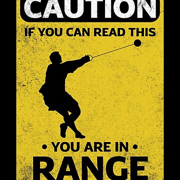 "Track and Field Hammer Throwing Thrower Evolution" Sticker for Sale by ...