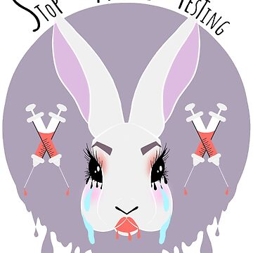 "Stop animal testing" Art Print for Sale by Cheerhio | Redbubble