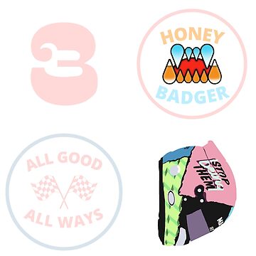 "daniel ricciardo sticker pack" Sticker for Sale by bIuegenes | Redbubble