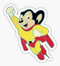 Mighty Mouse Stickers | Redbubble