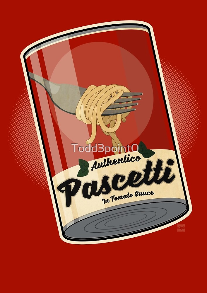 "Authentico Pascetti" by Todd3point0 | Redbubble