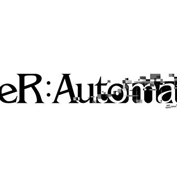 "Nier Automata logo" Sticker by mugiko | Redbubble