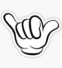 Mickey Mouse Hands: Stickers | Redbubble