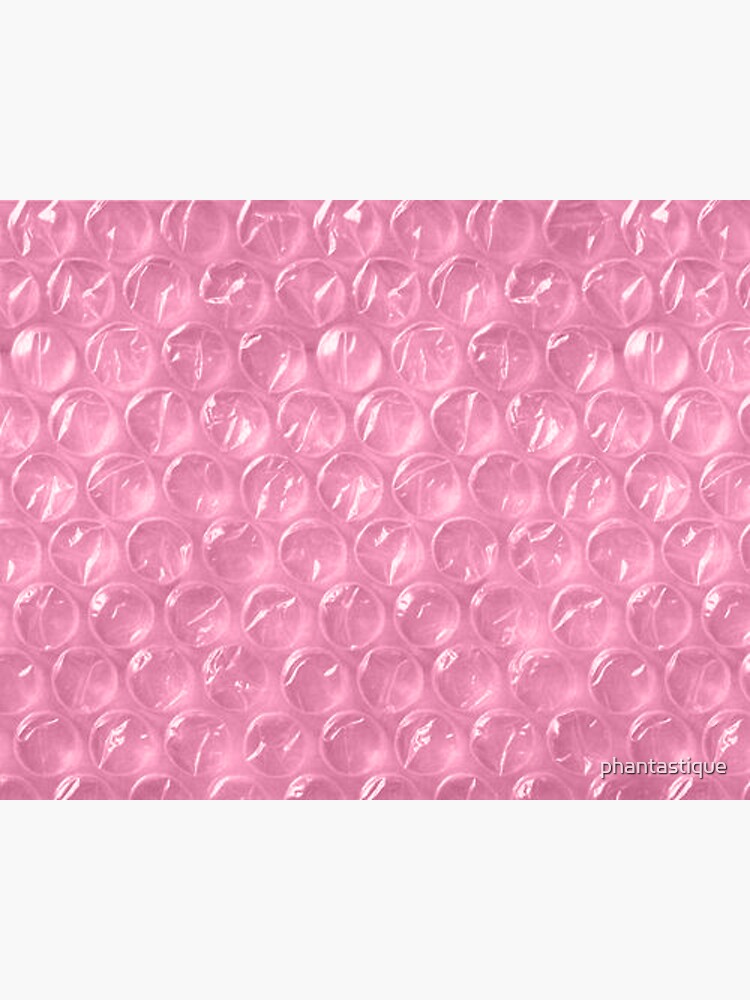 "Pink Bubble Wrap" Sticker by phantastique | Redbubble