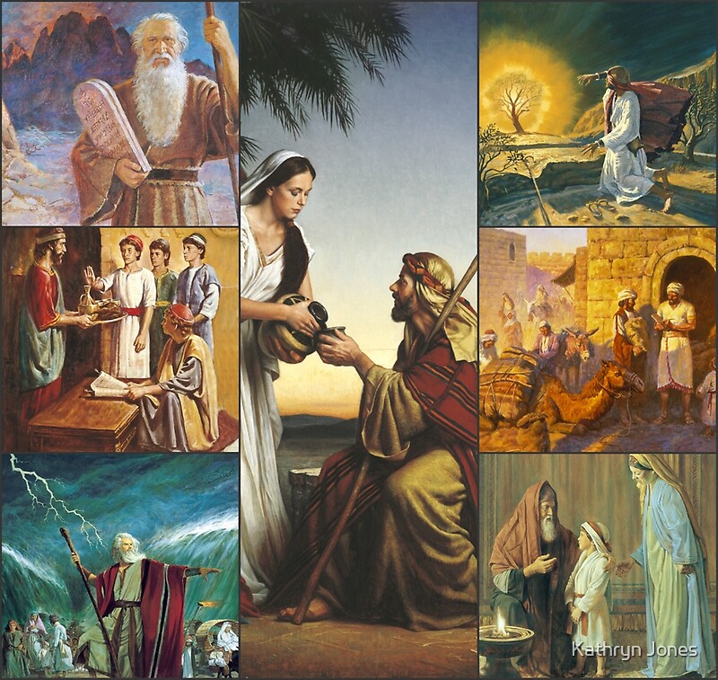 "Old Testament Biblical Collage" by Kathryn Jones | Redbubble