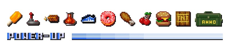 "Powerup Icons" by last-pixel | Redbubble