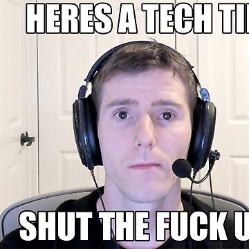 "Linus Tech Tips | heres a tech tip " Mouse Pad for Sale by Rainfalling ...