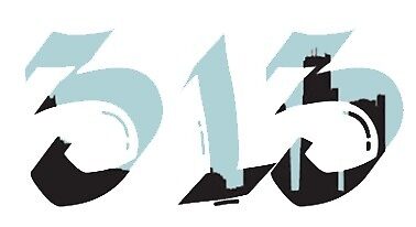 "The 313 - Detroit Skyline" by lilybasile | Redbubble