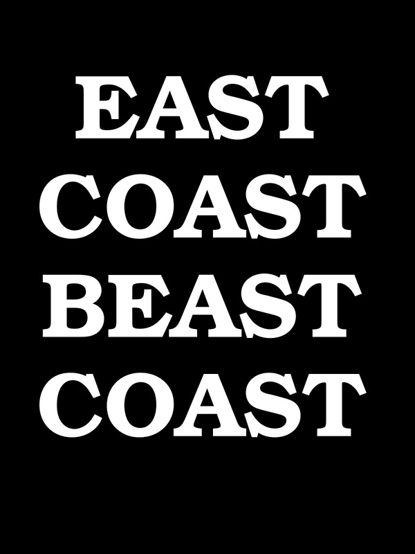 "East Coast, Beast Coast" by edwardchiapet | Redbubble